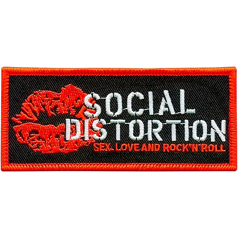 C&D Visionary Social Distortion Lip logo Patch | Reverb