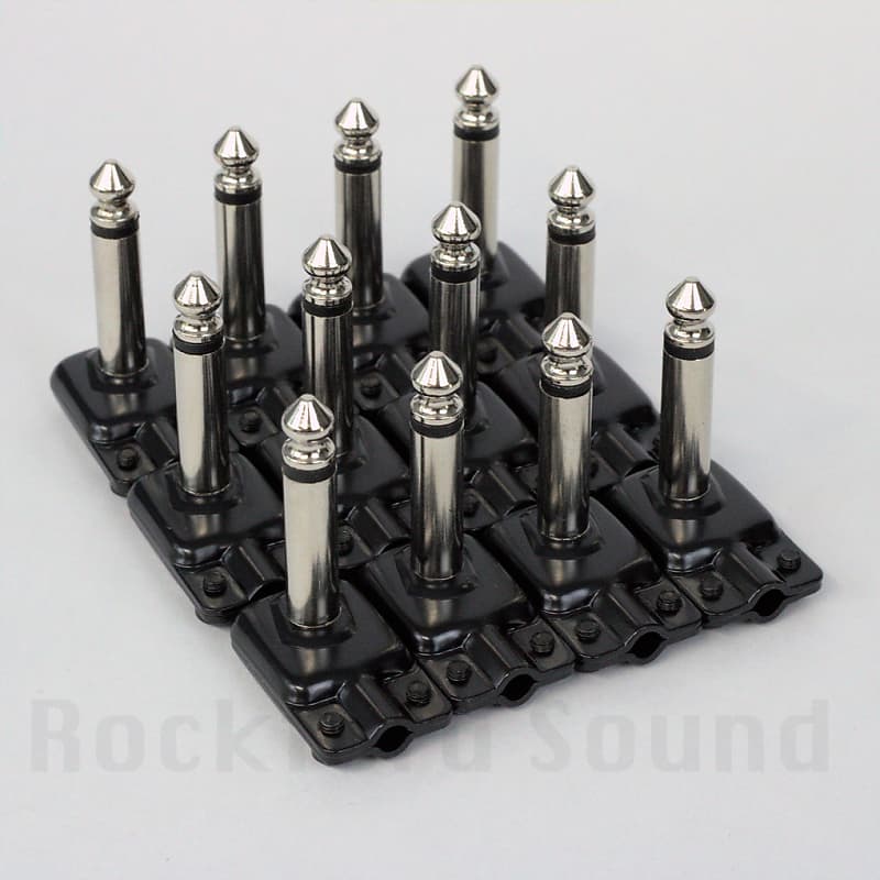 Squareplug SP400BK – 12 pcs Low-Profile ¼” Right Angle | Reverb
