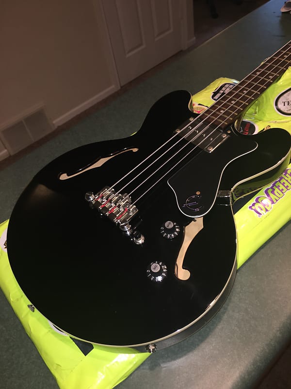 1997 Epiphone Rivoli Reissue Ebony w/OHSC | Reverb