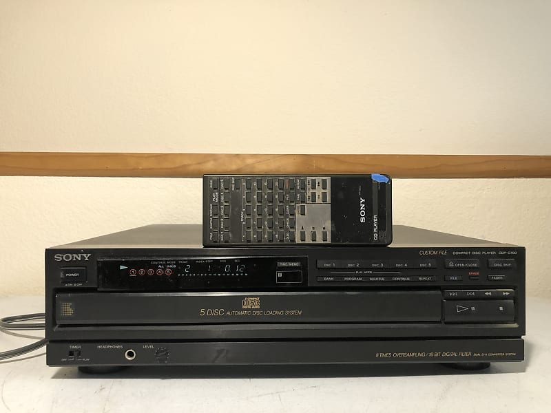 Sony CDP-C700 CD Changer 5 Compact Disc Player HiFi Stereo | Reverb
