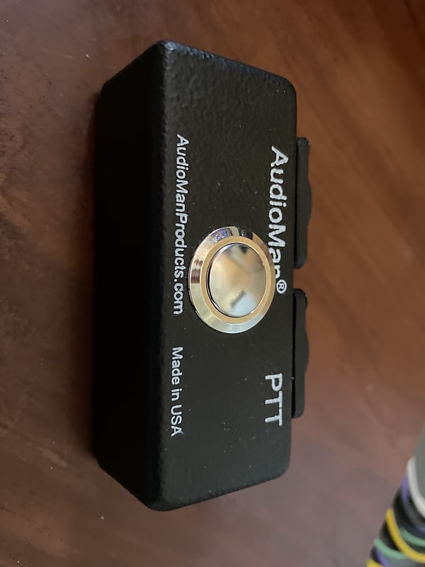 Audioman PTT v1 (Push to Talk) 2018 Black talkback box | Reverb