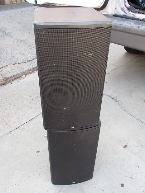 Boston CR8 1990's Stereo Speakers Brown | Reverb