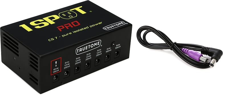 Truetone 1 SPOT PRO CS7 7-output Isolated Guitar Pedal Power | Reverb