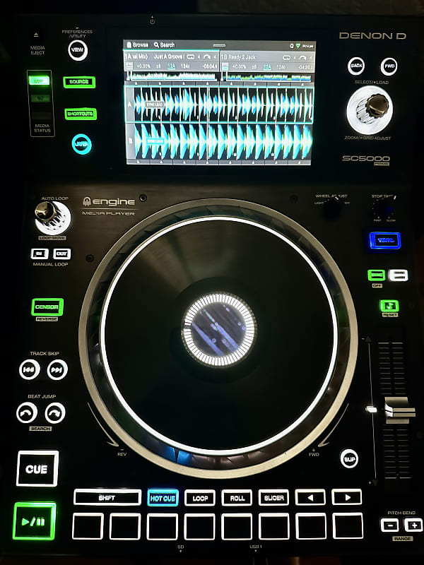 Denon DJ SC5000 Prime DJ Standalone Media Player Control | Reverb