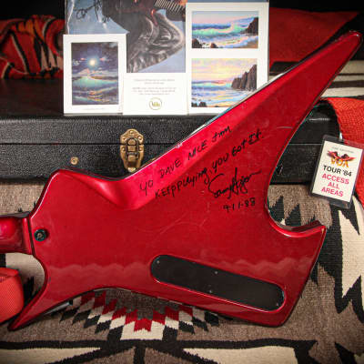 1985 Hamer Scarab Sammy Hagar Owned "Red" | Reverb