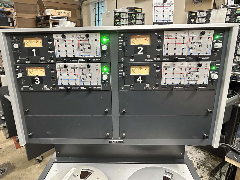 Studer A80MKII 1/2" 4 track multitrack reel to reel tape | Reverb