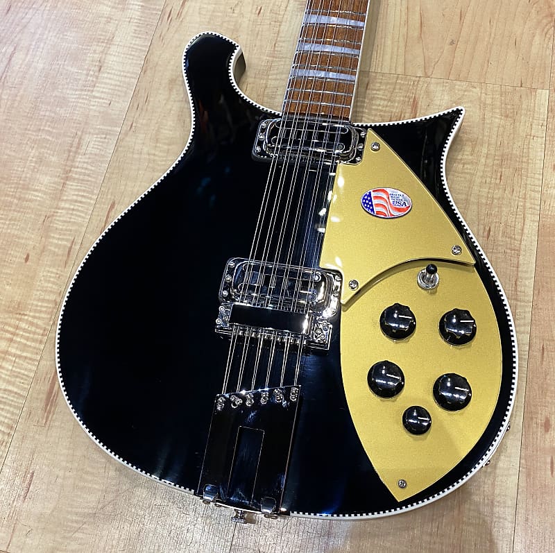 Rickenbacker 660/12 12-String Electric Guitar JetGlo | Reverb