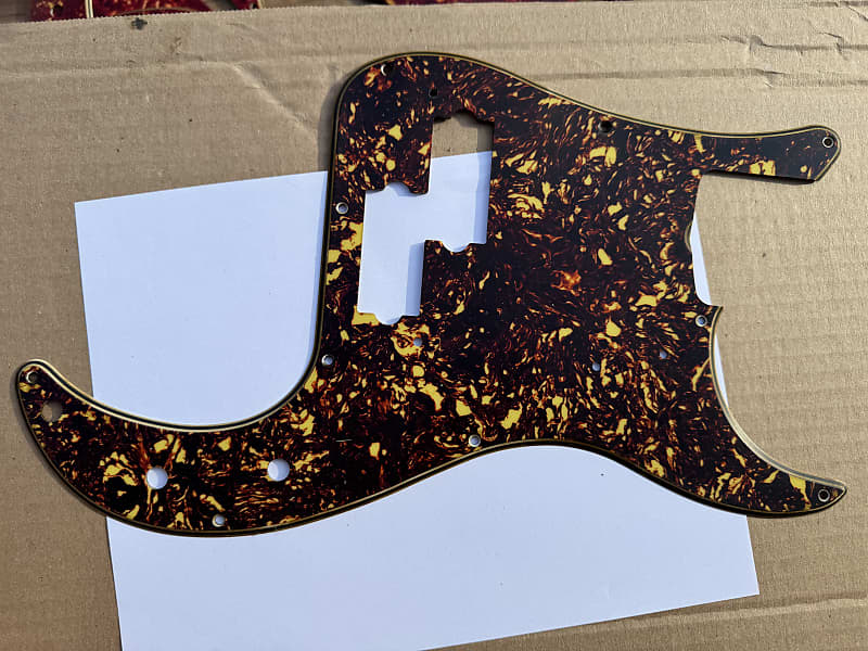 Fender Precision tortoise / 10 hole / Relic / Aged / P bass | Reverb