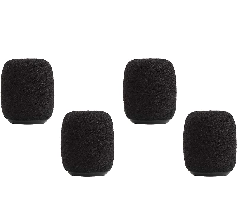 Shure RK183WS Set of 4 of Microflex Lavalier Black Snap-Fit | Reverb