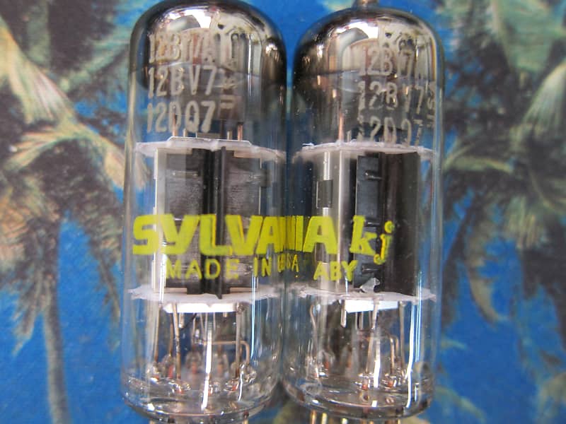 PR Sylvania 12BY7A Vintage Tubes, 1960s, Ex Performance, | Reverb