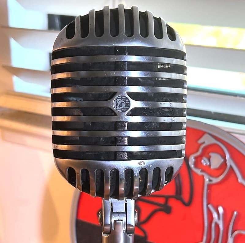 Vintage 1940's Shure 55 Fatboy Microphone, good tone/output | Reverb