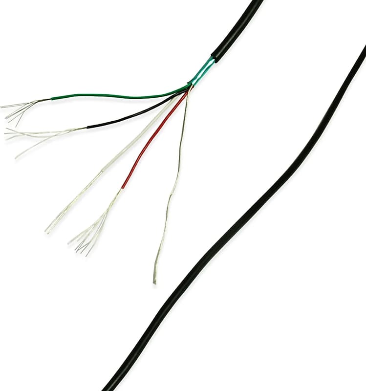 Gavitt Shielded Pickup Cable 4 Conductor - 1 Foot Bulk | Reverb