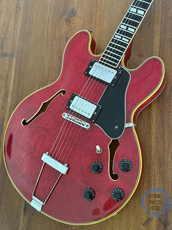 Greco SA-550, 1974, Cherry Red, ES335 style, Original Hard | Reverb UK
