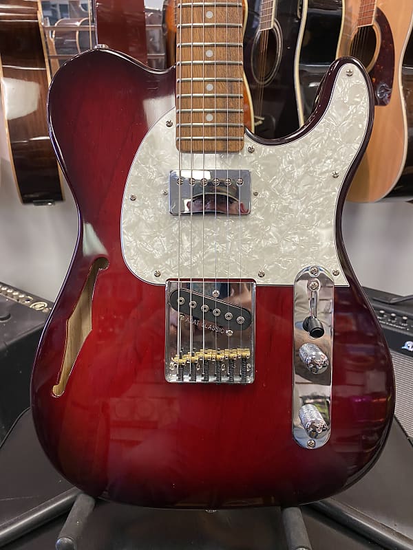 G&L Telecaster w HSC ASAT Thinline - Red | Reverb