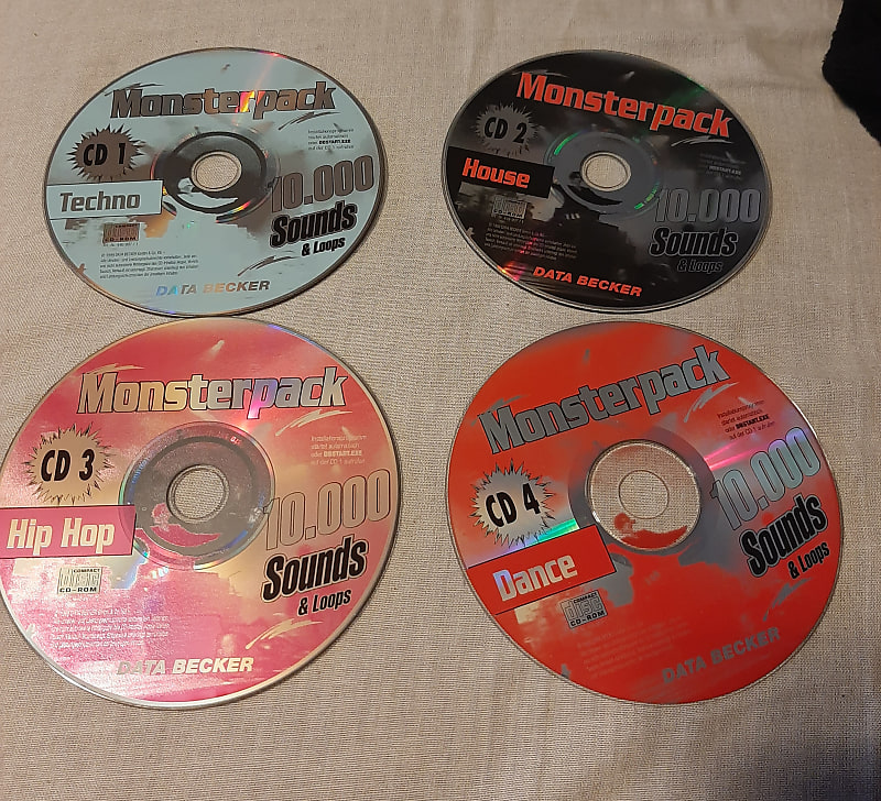 Data Becker / Masterbits - Monster Pack - 8x Sampling CD | Reverb