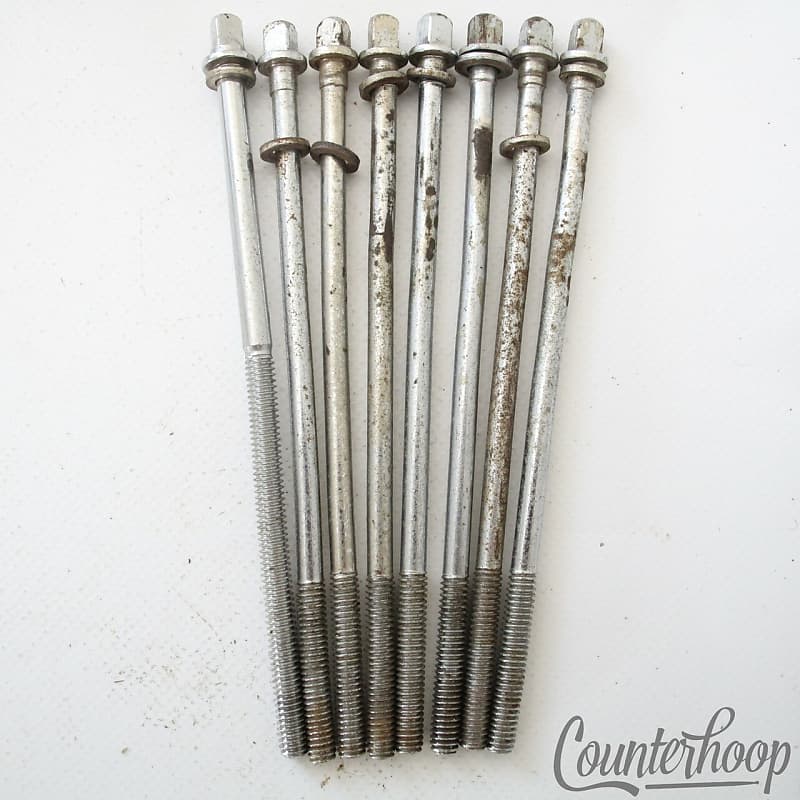 Slingerland 8x 5"Tension T-Rods Snare/Tom Drum Chrome | Reverb