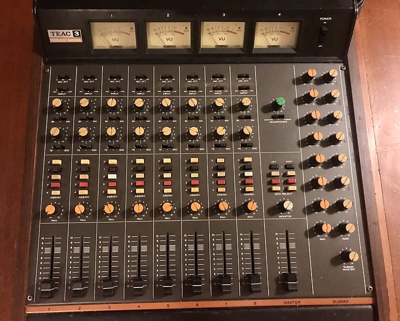 Teac Tascam Series 3 analog mixer Late 70s early 80s - Wood | Reverb