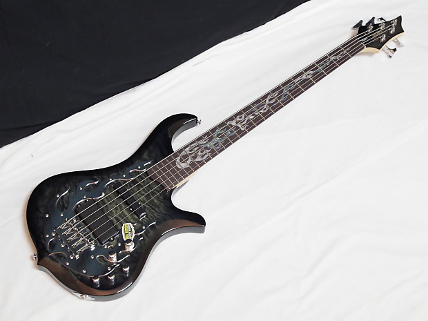 TRABEN Phoenix 5-string BASS guitar NEW - Black Shadow - | Reverb