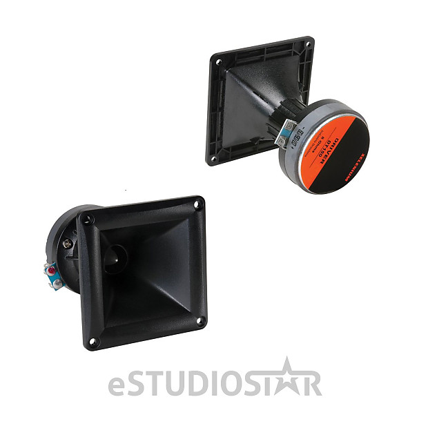 Pair of Selenium DT150 Super Tweeters with 4'x4' Horns | Reverb