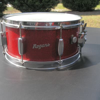 Vintage 1960's Rogers 14 x 6 1/2" Powertone Snare Drum (B&B | Reverb