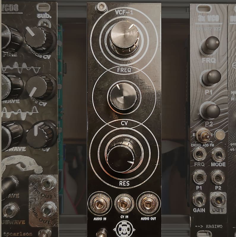 VCF-1 - Skull&Circuits | Vactrol Filter | 8 HP Eurorack - | Reverb