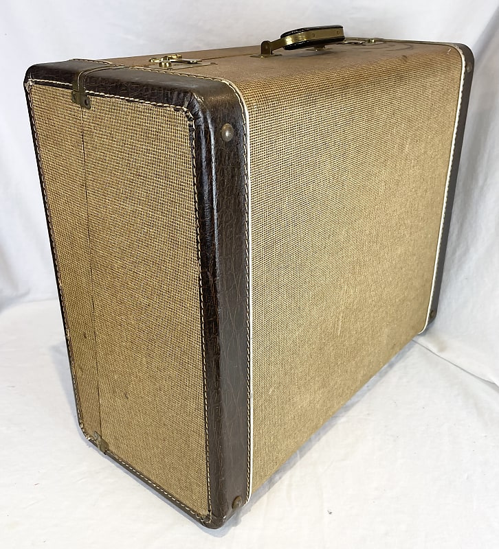 Beige Italian Accordion Hard Case 21" x 17.5" x 9." (53cm x | Reverb