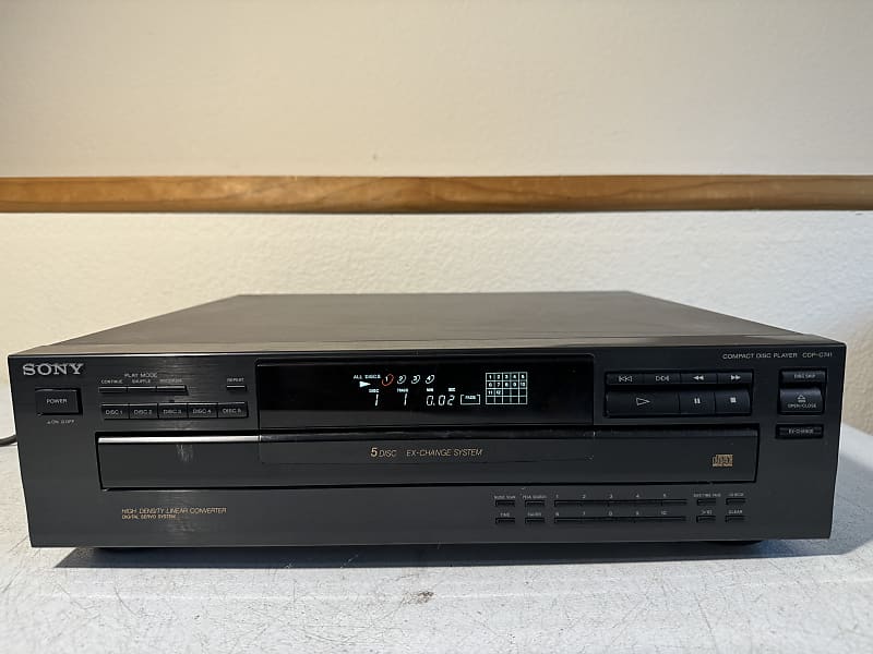 Sony CDP-C741 CD Changer 5 Compact Disc Player HiFi Stereo | Reverb