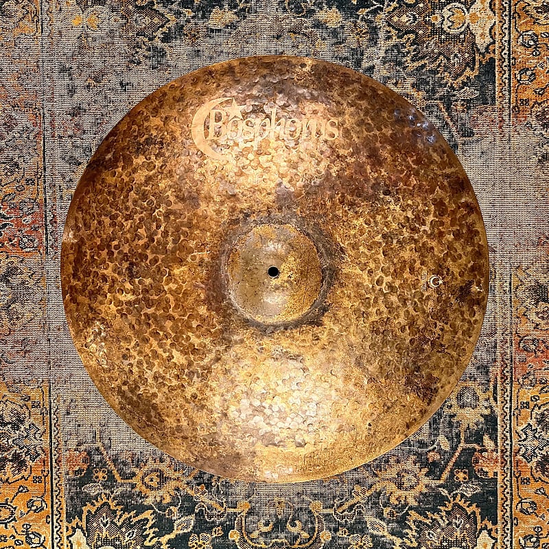 Dark Complex Bosphorus Prototype RAW TURK 22" CRASH RIDE 2398 | Reverb