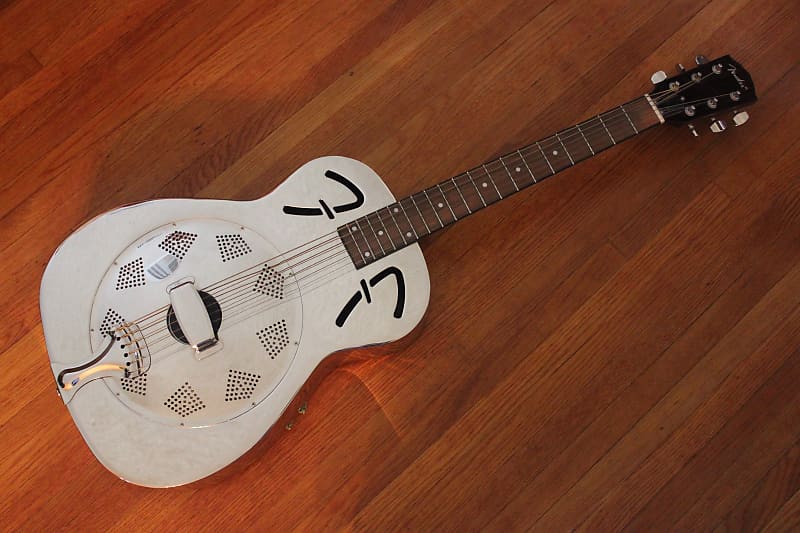 Fender FR48 Steel Resonator 2003 Chrome-Finished | Reverb Canada