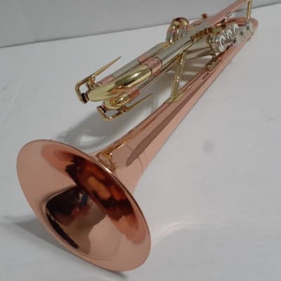 Getzen SUPER DELUXE TRUMPET -Copra -COPPER-BELL Case MPc & | Reverb