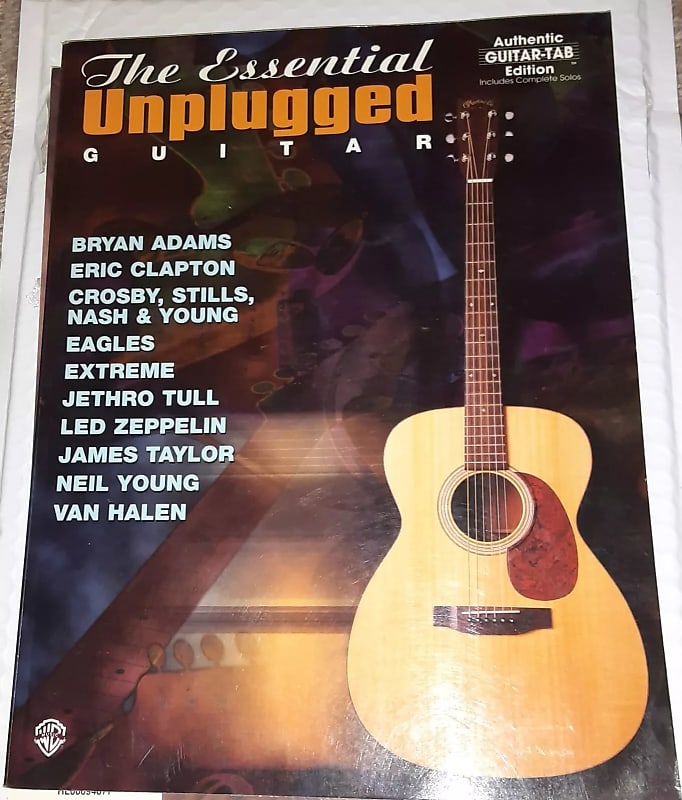 ESSENTIAL UNPLUGGED GUITAR - TAB MUSIC BOOK TABLATURE | Reverb