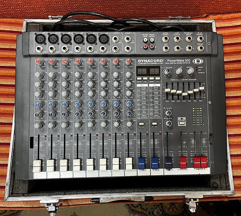 Dynacord Powermate 600 MK1 6 mic channel analog mixer | Reverb