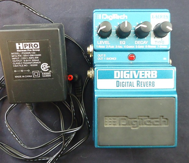 DigiTech X-Series Digiverb Digital Reverb with Power Supply | Reverb