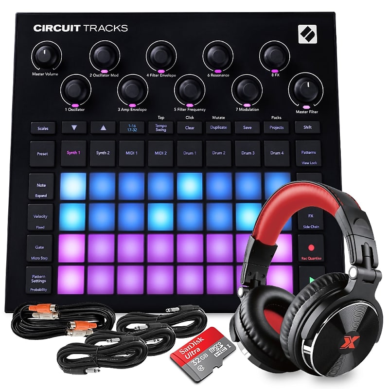 Novation Circuit Tracks Standalone Groove Box AMS-CIRCUIT w/ | Reverb