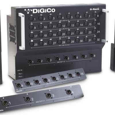 Digico D-Rack Floor Mount 32 In, 16 Out Stage Box | Reverb