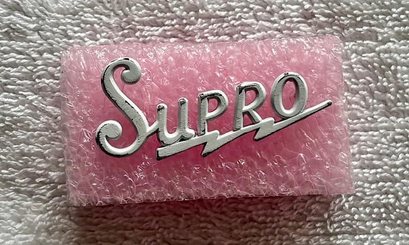 Supro Amp Badge Logo 1950's | Reverb