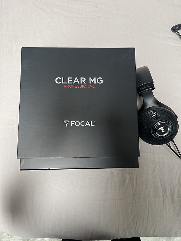 Focal Clear Pro MG Open-back Headphones 2022 - Red / Black | Reverb
