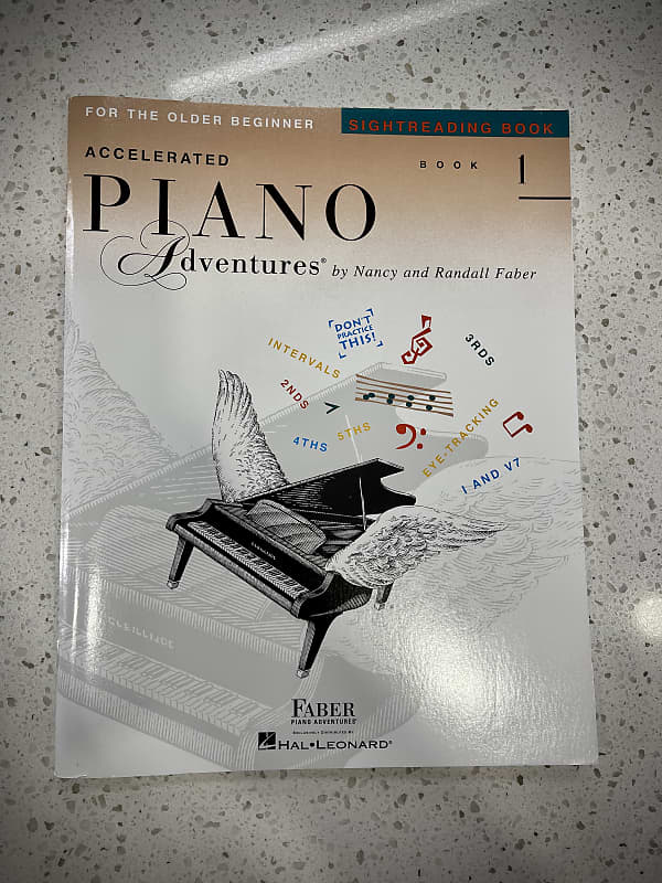 Faber Accelerated Piano Adventures Sightreading Book Level 1 | Reverb