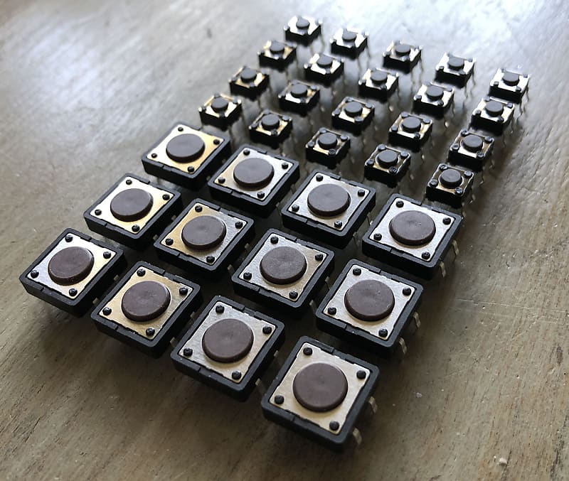 Digitech RP-10 - Replacement Foot Switches & Data Entry Edit | Reverb