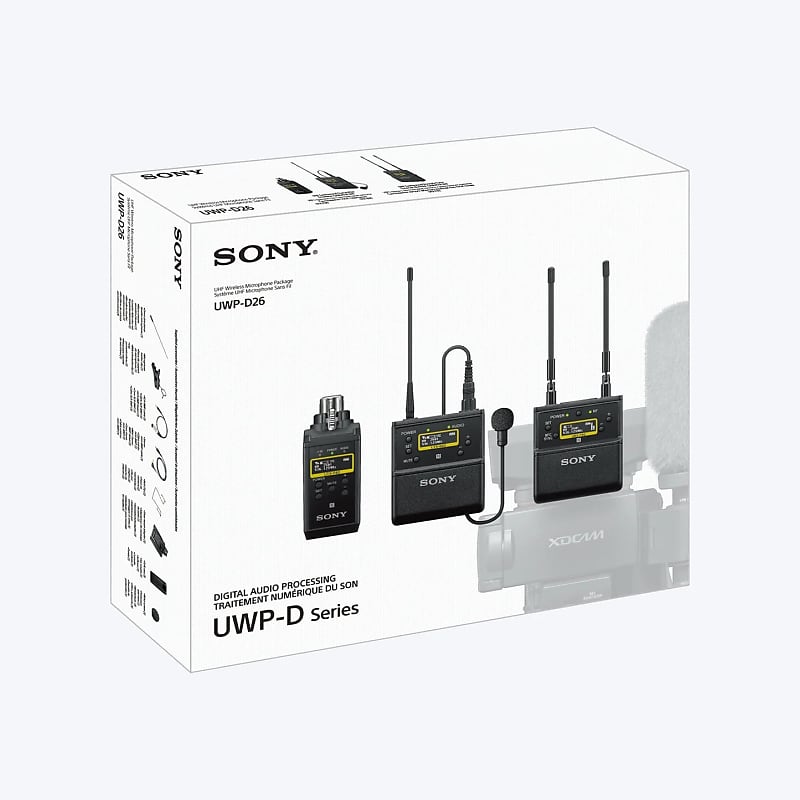 Sony UWP-D26 Camera-Mount Wireless Combo Microphone System | Reverb