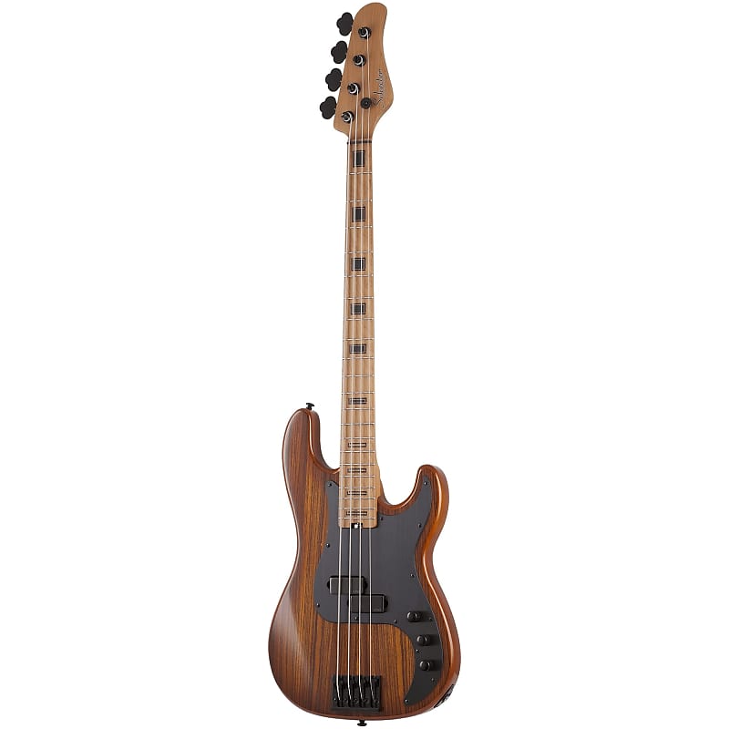 Schecter P-4 Exotic 4-String - Roasted Maple Fingerboard, | Reverb