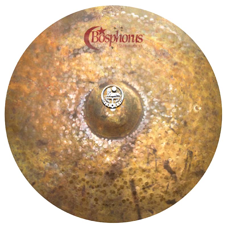 Bosphorus Cymbals 19" Cappadocia Ride Sizzle-Rivets | Reverb