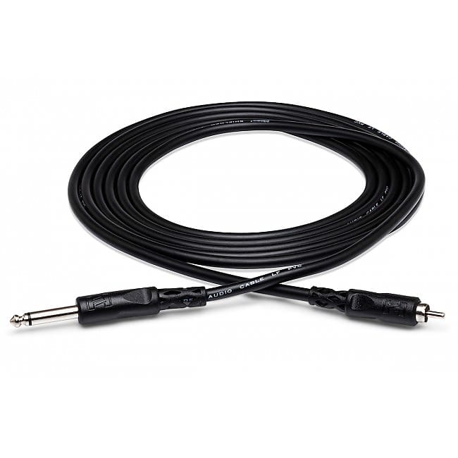 HOSA CPR-115 Line-Kabel RCAm (Cinch) - 6,3mm Klm, 5m (mono) | Reverb