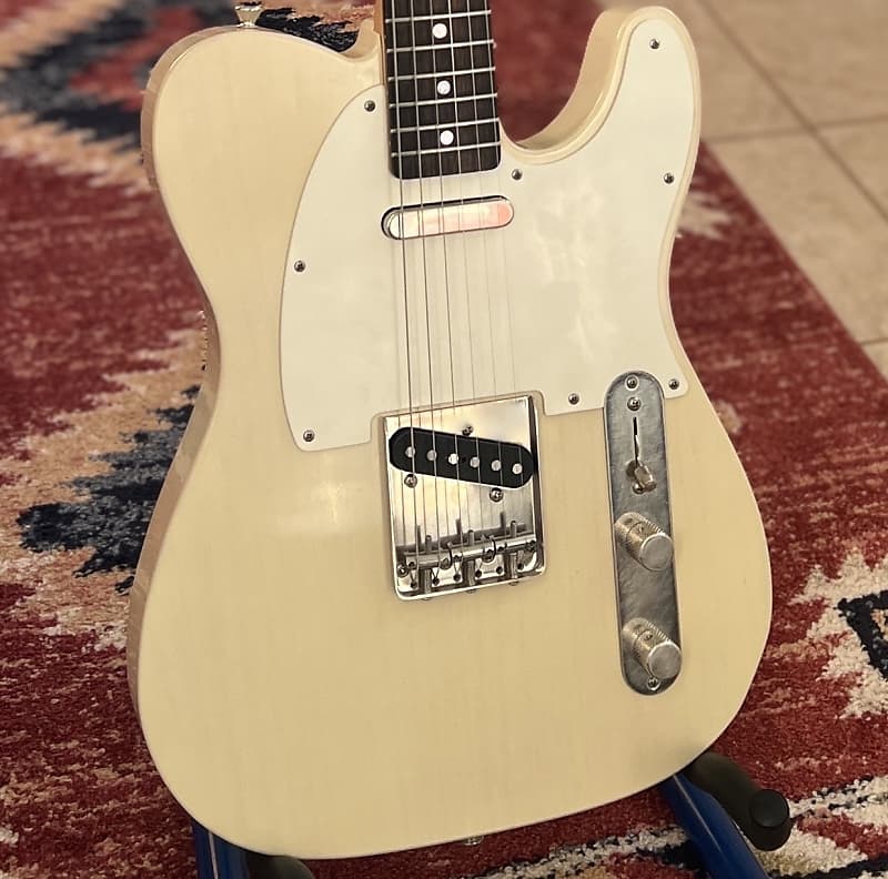 2022 Musikraft/Guitar Mill Blonde T-Style with Rosewood | Reverb