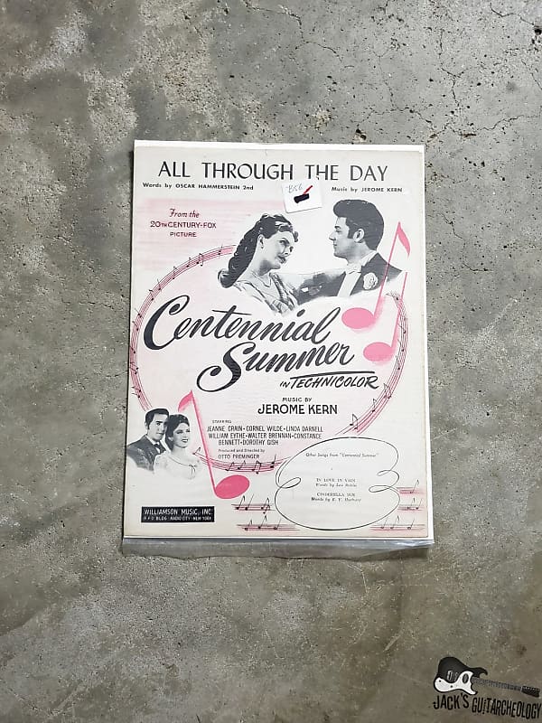 Vintage "All Through The Day" from "Centennial Summer" | Reverb UK