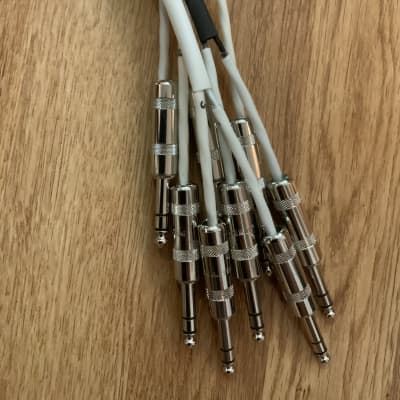 Tascam/Avid DB25 to 1/4" TRS D-Sub Snake Cable - 2ft (X3) | Reverb