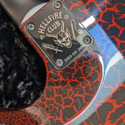 B.C. Rich Stranger Things NJ Warlock 2022 Red Crackle | Reverb