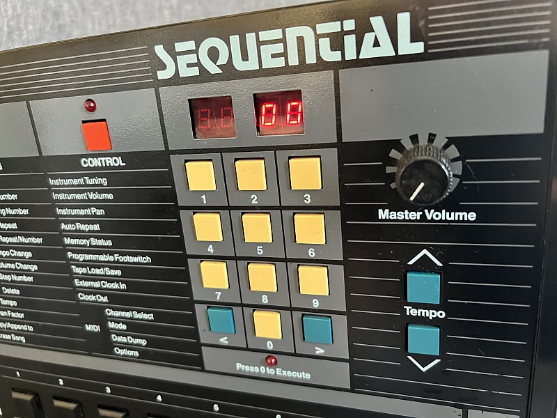 1985 Sequential TOM vintage Drum Computer Machine + Sound | Reverb