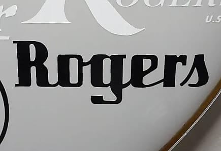 Rogers 50's Vintage Logo Replacement Sticker/Decal (Hi | Reverb
