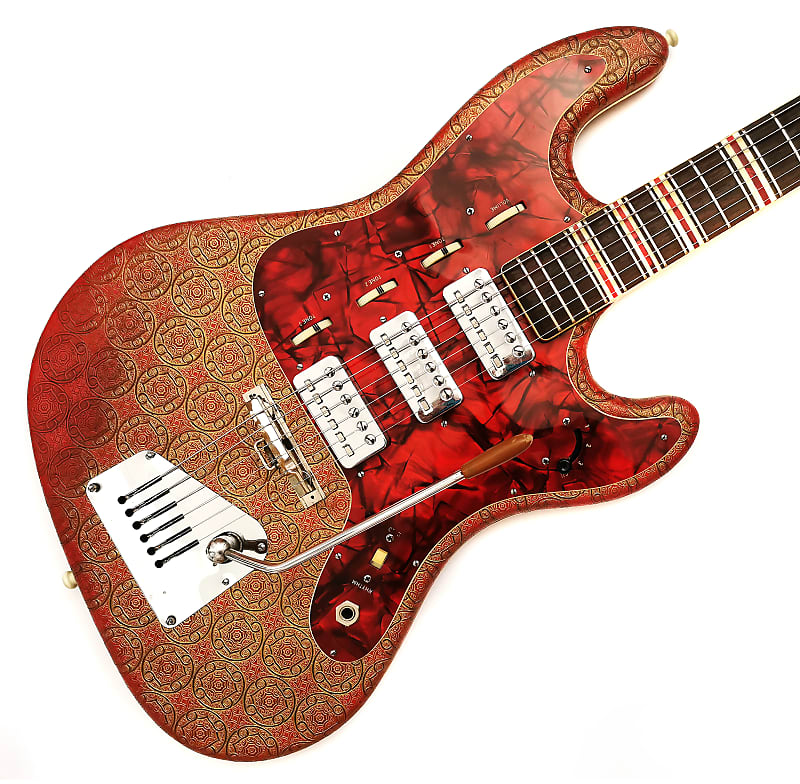 Hofner 175 e guitar from 1963 - Brokat Vinyl (vintage, | Reverb